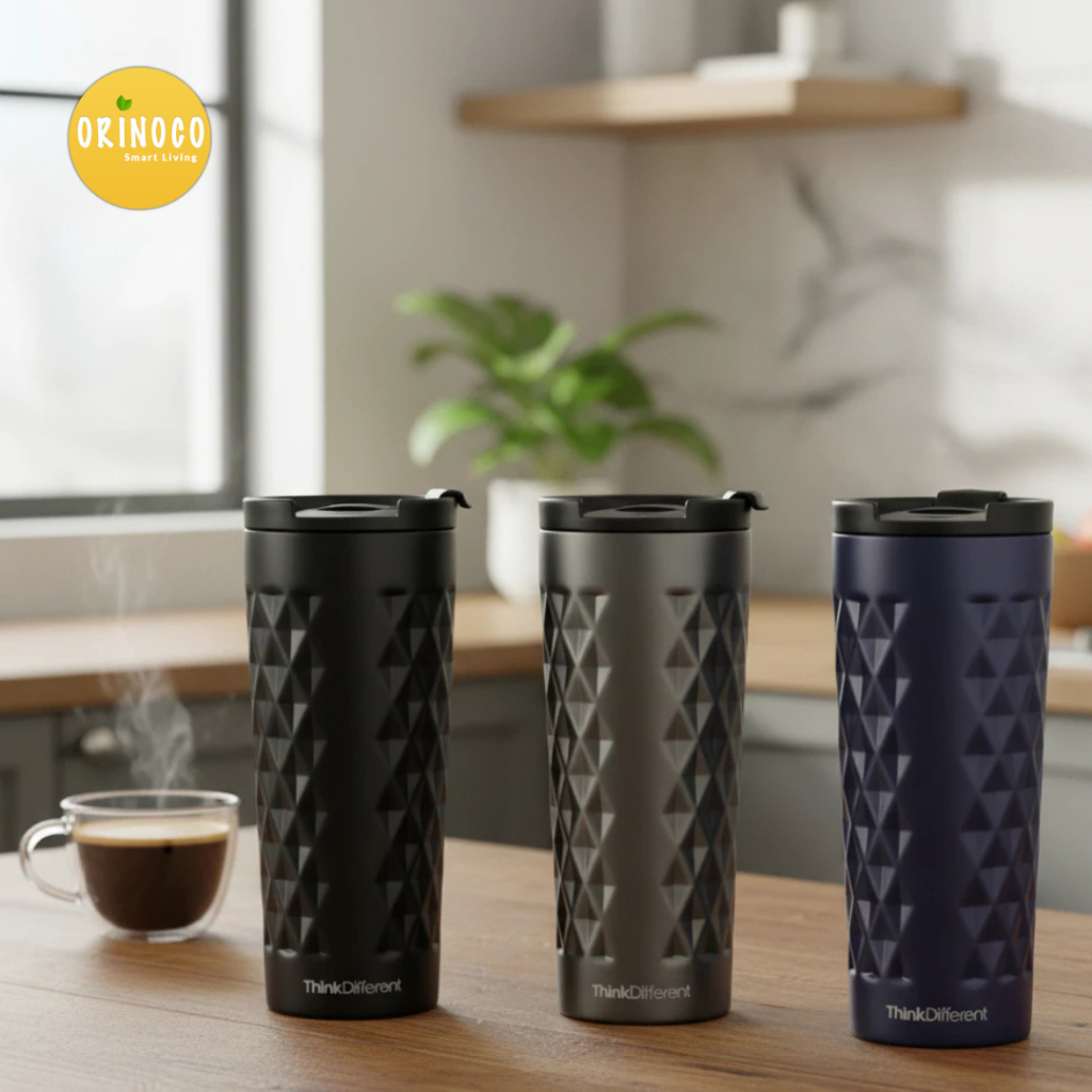Jual Orinoco Mug TS-106 Vacuum Flask Double Wall Stainless Diamond ...