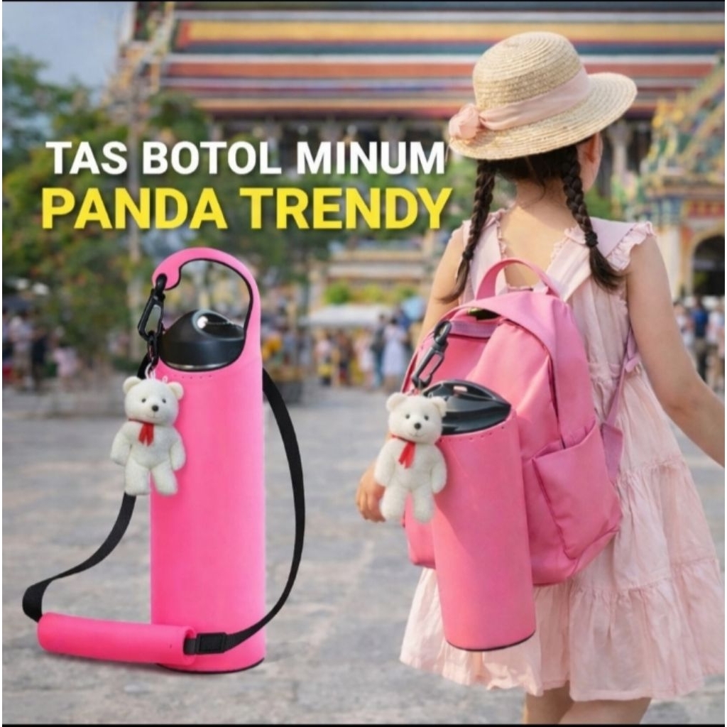 Jual tas botol minum panda trendy | Shopee Indonesia