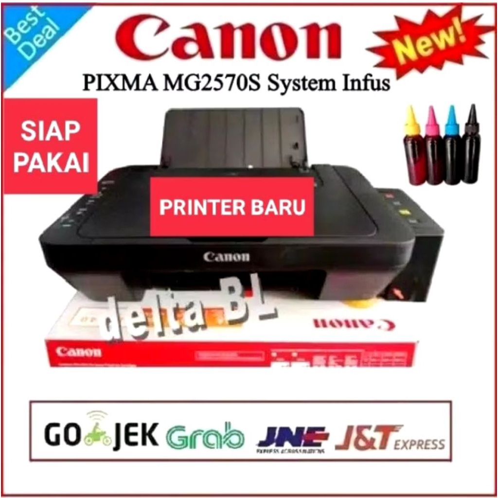 Jual Printer Canon MgMG2570S All In One Print Scan Copy Infus Tinta ...