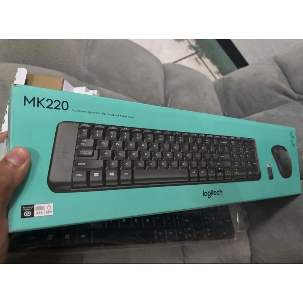 Jual LOGITECH MK220 COMBO MOUSE + KEYBOARD BARU | Shopee Indonesia