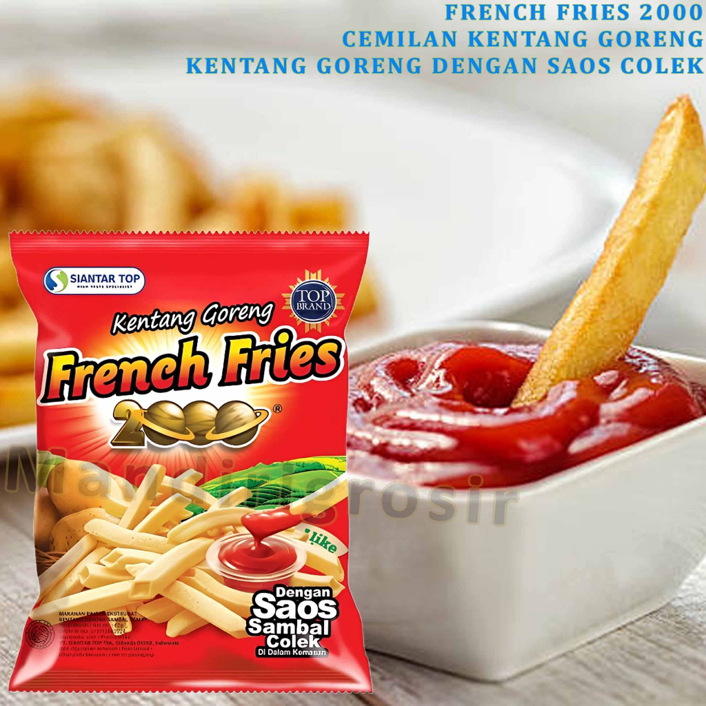 Jual Snack Kentang Goreng * French Fries 2000 * Cemilan Snack Rasa ...