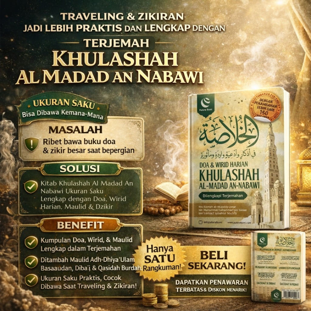 Jual Khulashah Al Madad An Nabawi Terjemah Khulashah Al Madad Terjemah ...