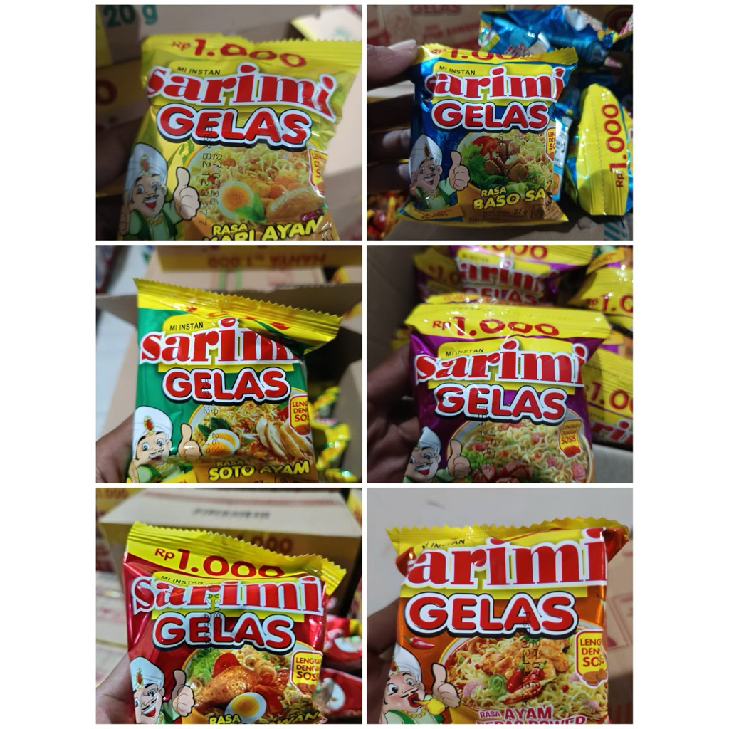 Jual Sarimi Gelas Mi instan Sarimi Gelas Mi Gelas 1 renceng (10pc ...