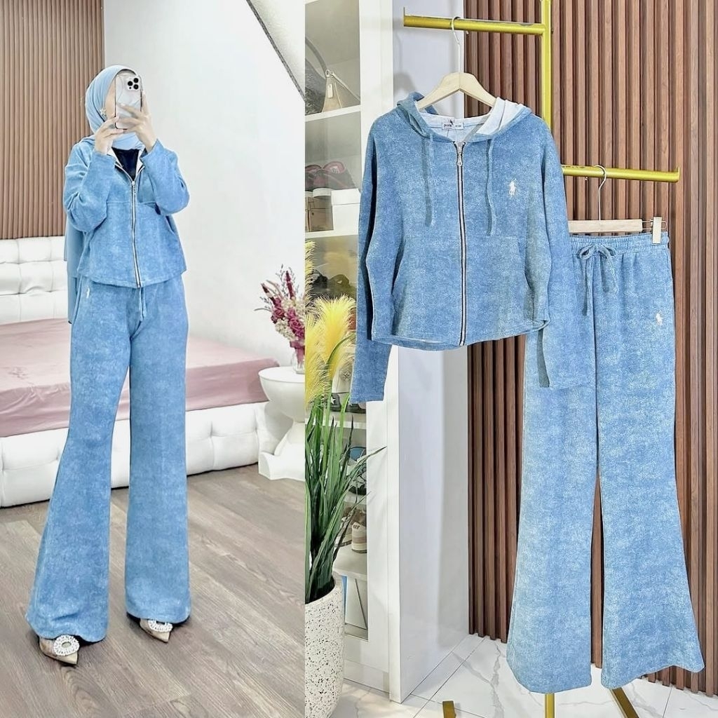 Jual Inka Setelan Knit Hodie Wanita Terbaru | Shopee Indonesia