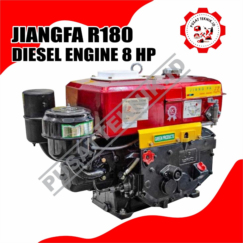 Jual DIESEL 8PK R180 DONGHAI / JIANGFA MESIN PENGGERAK SOLAR DIESEL ...