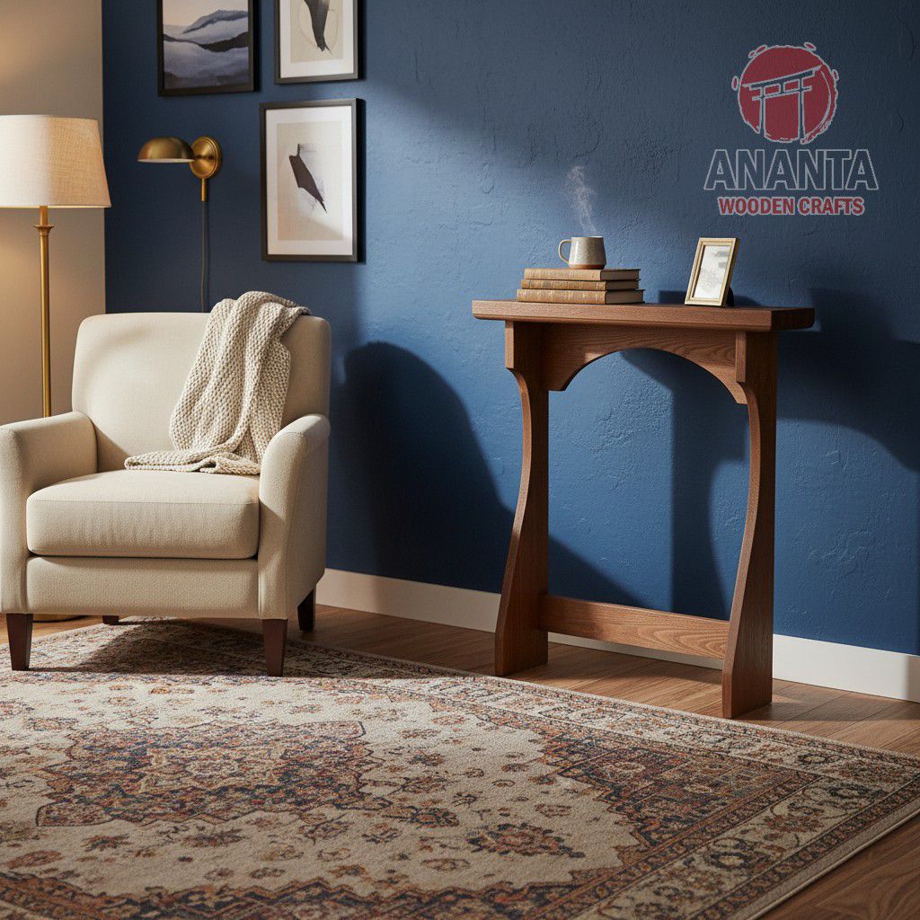 Jual minimalist console table / japandi / farmhouse / skandinavian ...