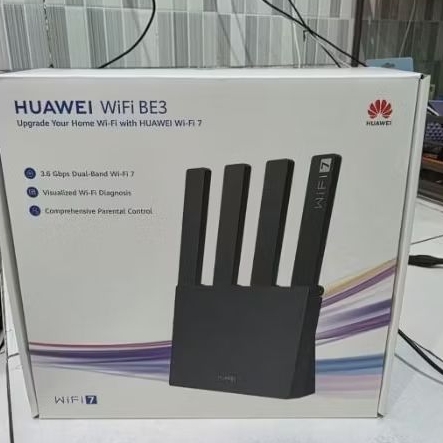 Jual HUAWEI WiFi BE3 Router 3.6Gbps Dual-Band Wi-Fi 7 | Visualized WiFi ...