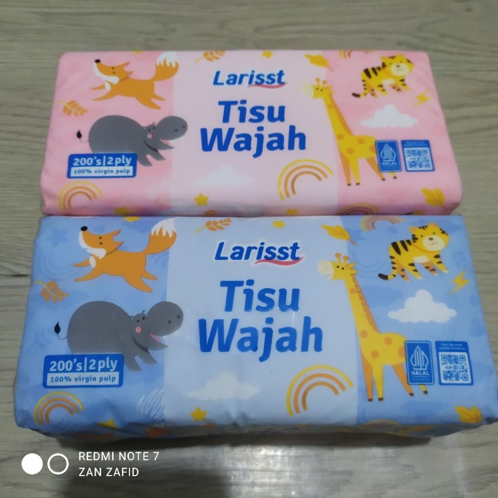 Jual LARISST Facial Softpack Tissue Wajah LARISST 200's 2in1 Full ...