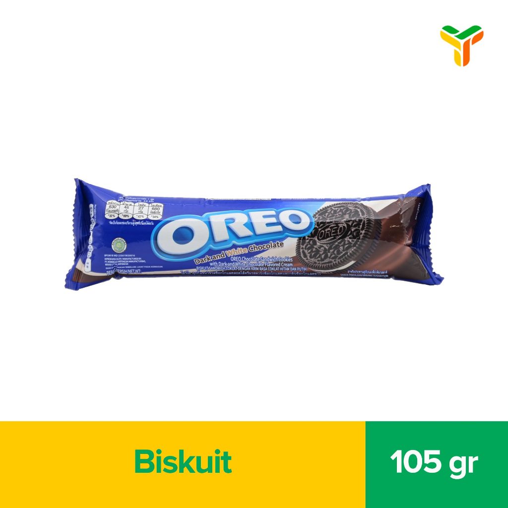 Jual Oreo Dark N White Choco 105 gram | Shopee Indonesia