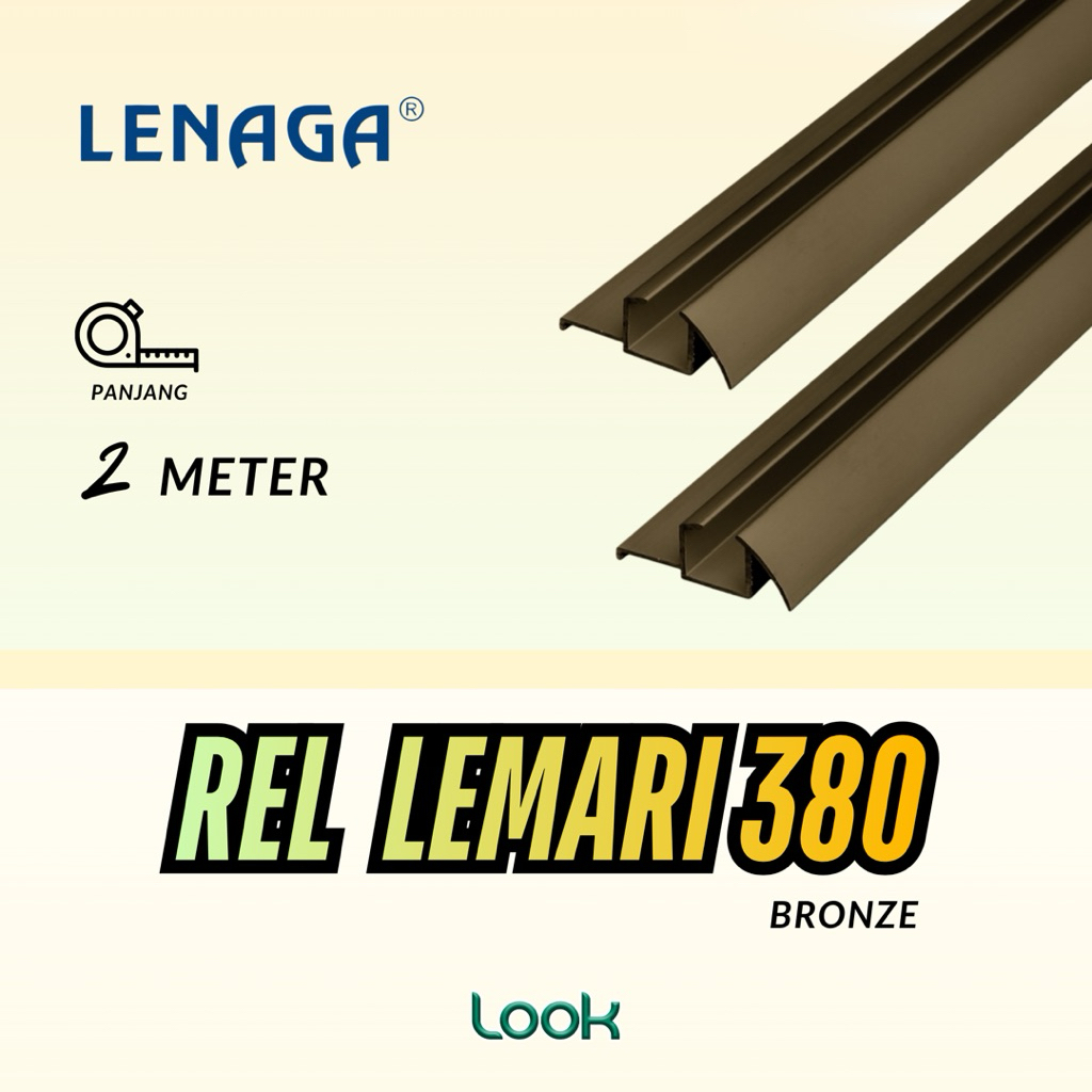 Jual (2METER) Rel Lemari / Rel Timbul SD - 380 Pintu Lemari Geser ...