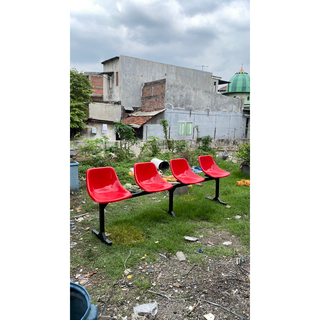Jual KURSI TUNGGU FIBERGLASS 4 SEAT | Shopee Indonesia