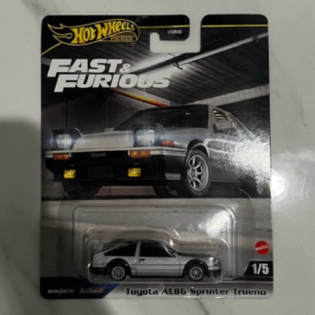 Jual Hotwheels toyota ae86 sprinter trueno fast furious premium ...