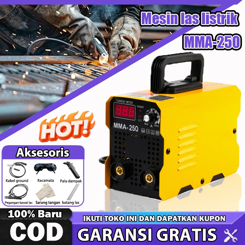 Jual MMA 250-500 Mesin Las 500 Watt Listrik Trafo Las Welding Inverter ...