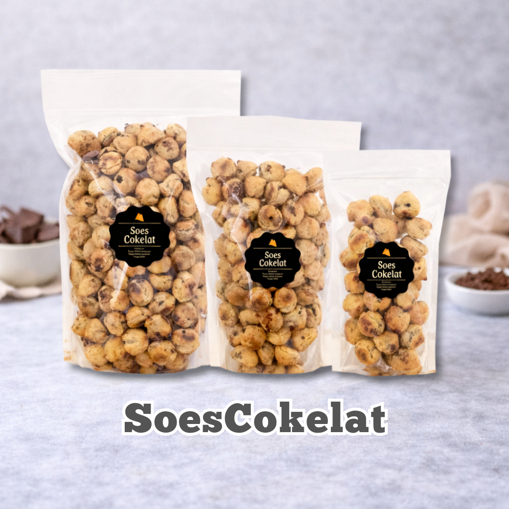 Jual [DELISH SNACKS] Soes Cokelat / Snack Cemilan Camilan Sus Kering ...