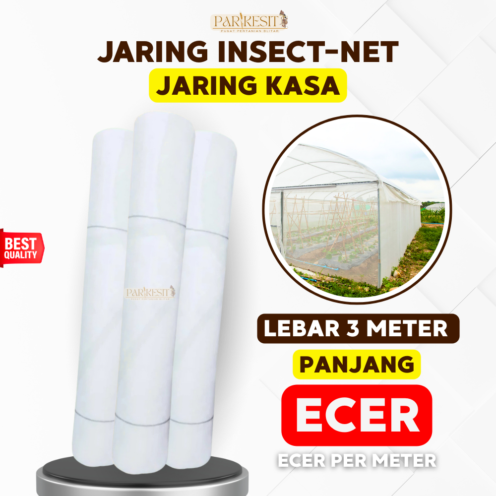 Jual Jaring Insect-Net Putih | Jaring Kasa | Lebar 3 Meter | ECER ...