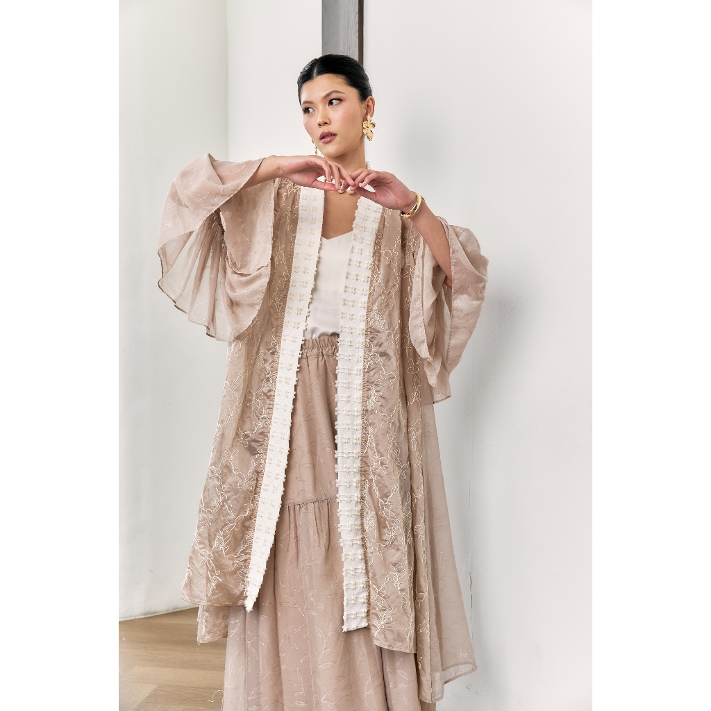 Jual MINEWEAR - ALEEKA OUTER - OUTER WANITA COKLAT | Shopee Indonesia