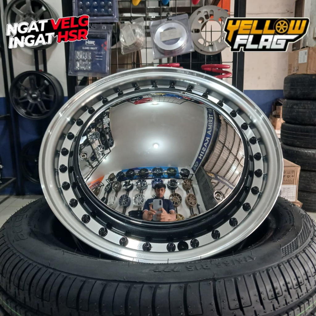 Jual Velg mobil ring 14 model classic type hsr mirror r14 untuk air ev ...