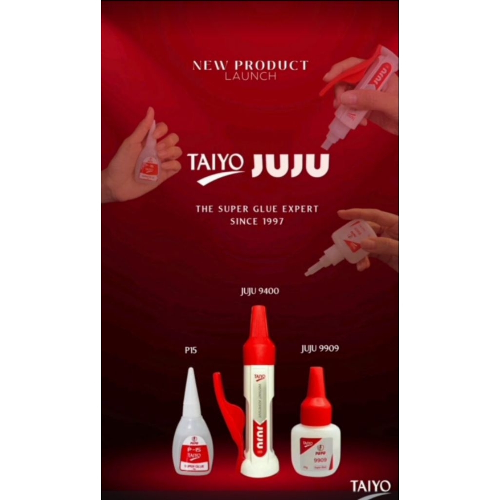 Jual Lem Taiyo JuJu Lem Perekat Lem Tetes Serbaguna Instant Adhesive ...