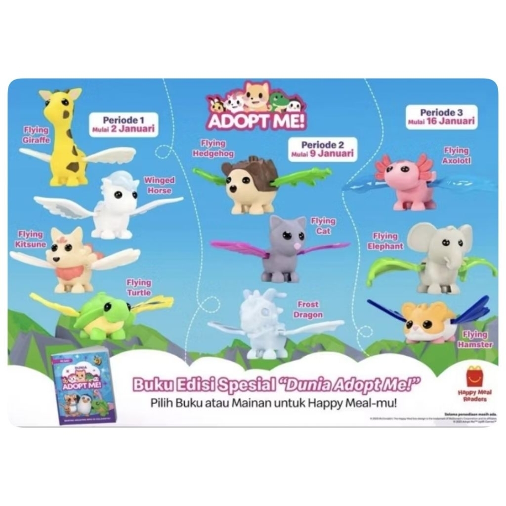 Jual Happy Meal McDonald MCD Adopt Me 2026 | Shopee Indonesia
