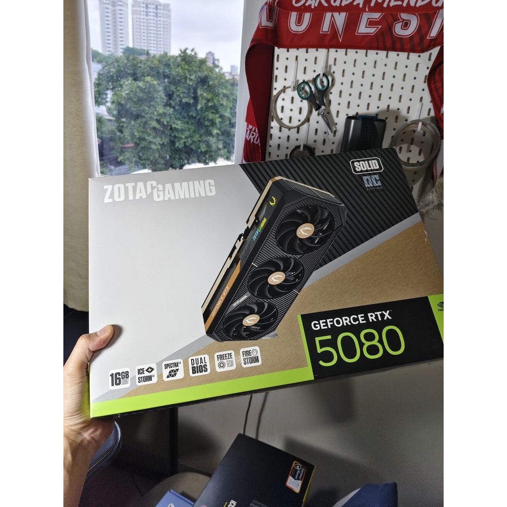 Jual ZOTAC GeForce RTX 5080 SOLID OC 16GB GDDR7 | Shopee Indonesia