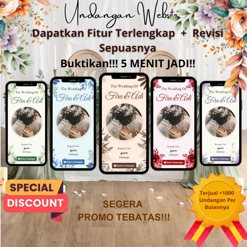 Jual Undangan Digital Website Pernikahan | Undangan Online Web ...