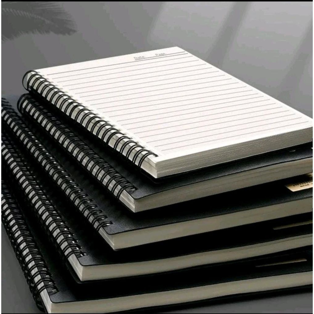 Jual Notebook spiral A5 isi HVS 80 gsm varian titik garis kotak kotak ...