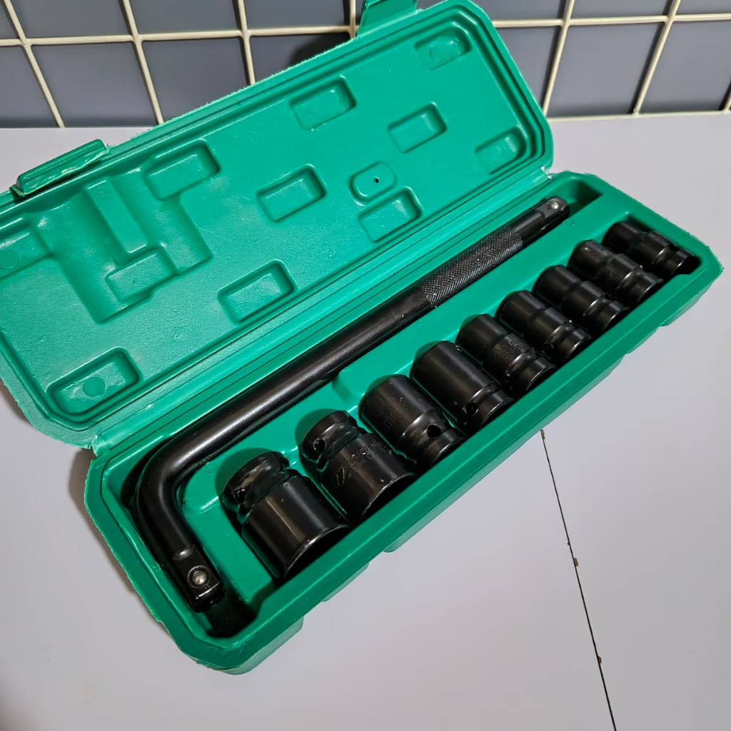 Jual Kunci Shock Sock Set Lengkap 8 Sampai 24 mm 1/2inch Box Plastik ...