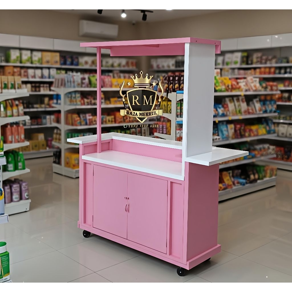 Jual Booth lipat portable pintu, meja lipat minimalis, meja jualan ...