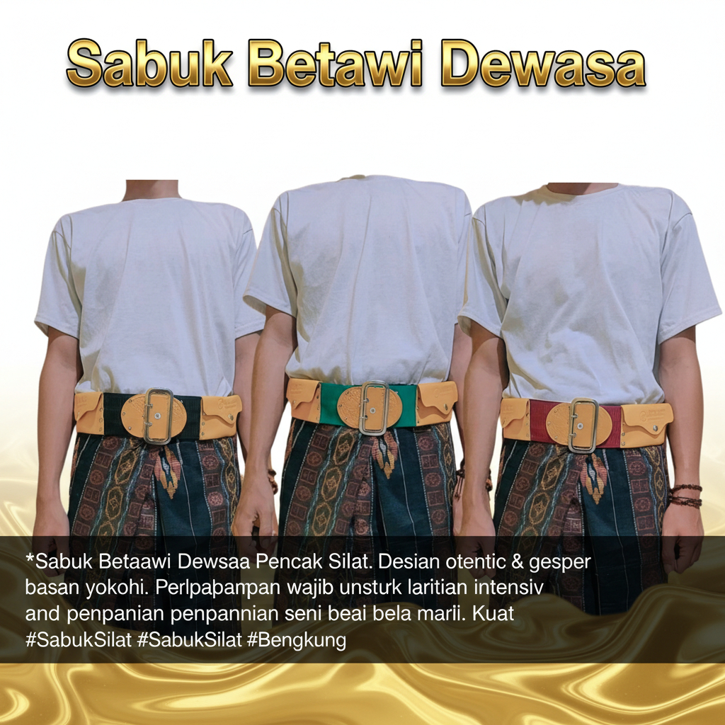 Jual Sabuk Haji Betawi Anak Dan Dewasa Sabuk Ikhrom Sabuk Silat ...