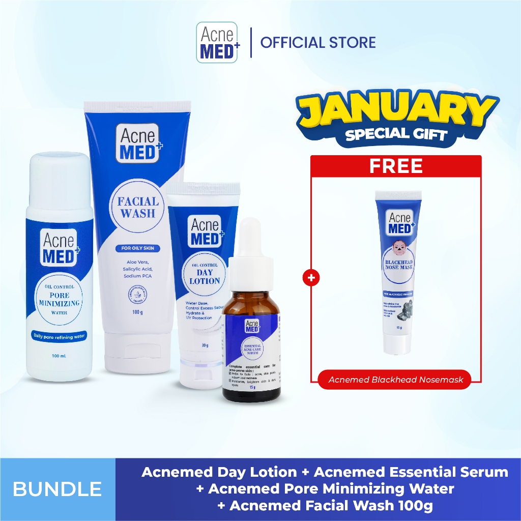 Jual Paket Acnemed Oil Control Day Lotion 30 gr + Acnemed Essential ...
