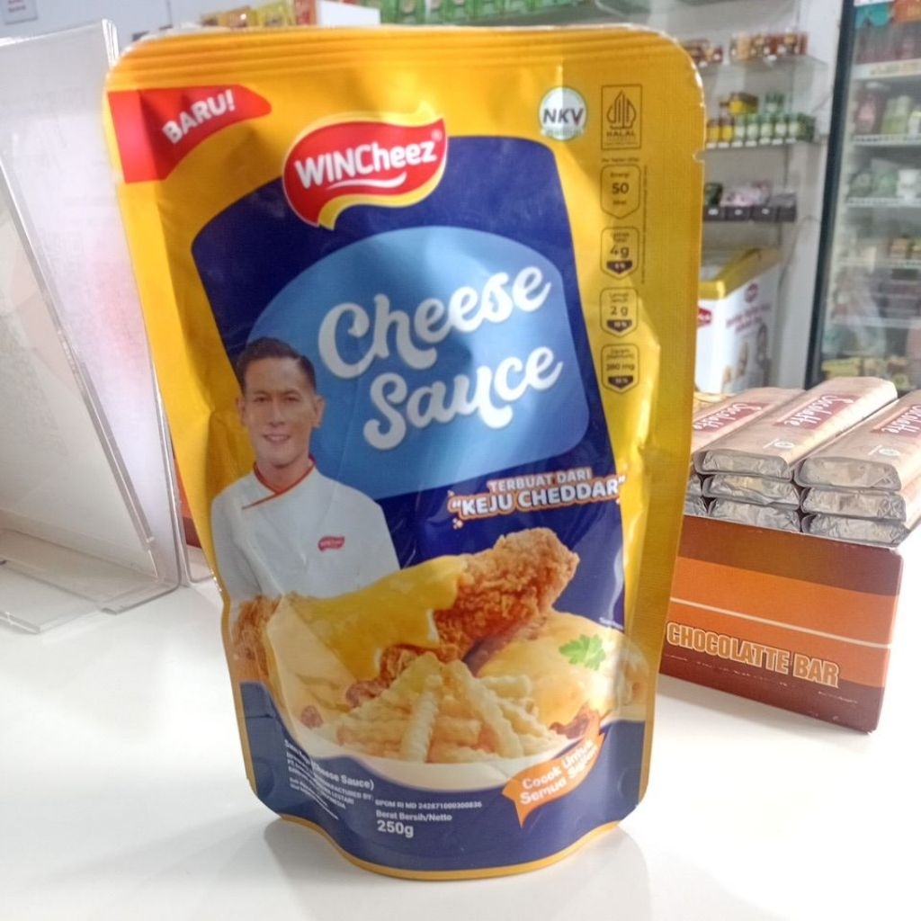 Jual Saus Keju Cheese Sauce Merek Wincheeez 250 g | Shopee Indonesia