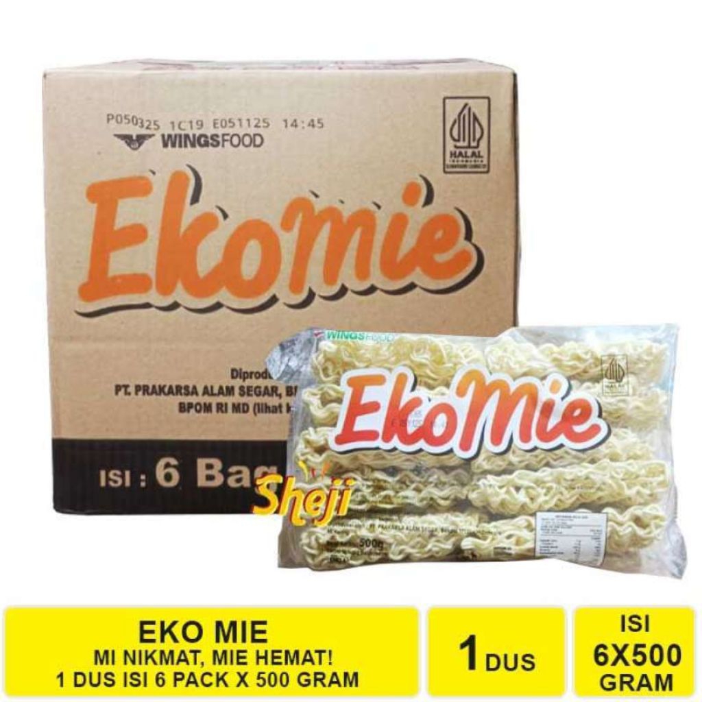 Jual [1 DUS ISI 6 PACK] Eko Mie pack | Shopee Indonesia