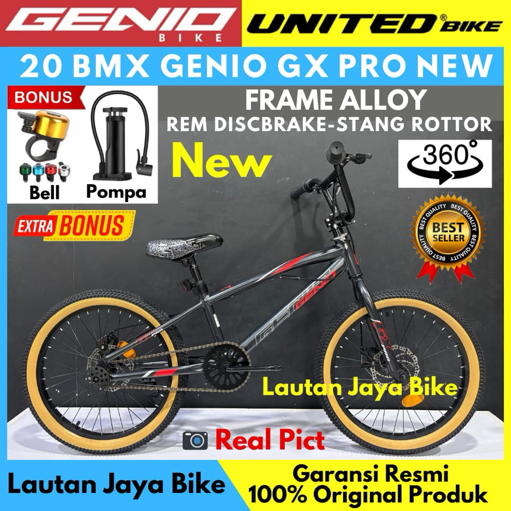 Jual Sepeda Anak Laki Laki 20 BMX Genio Pro GX 01 New Free Gift ...