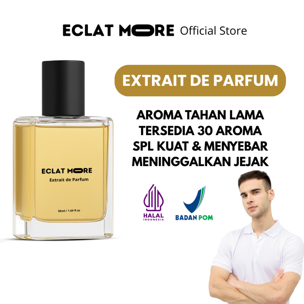 Jual ECLAT MORE - MAN Extrait de Parfum 50ML | Parfum Unisex Pria ...