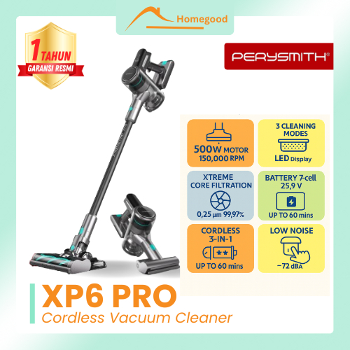 Jual PerySmith XP6 Pro Cordless Vacuum Cleaner Perysmith Handheld 3 in1 ...