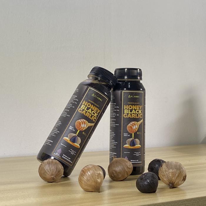 Jual Paket 2 Botol - Alamme Black Garlic Honey Madu Bawang Hitam ...
