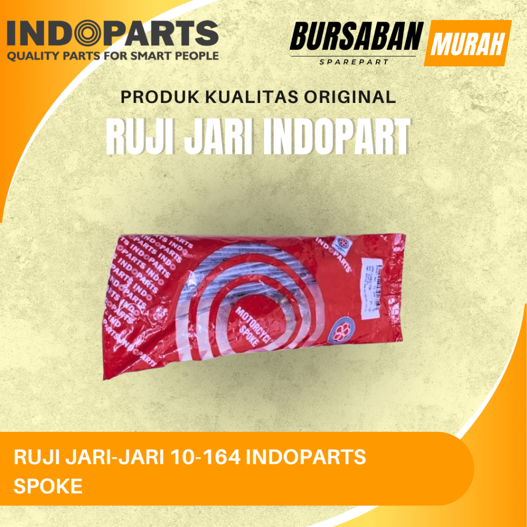 Jual RUJI JARI-JARI 10-164 INDOPARTS SPOKE ORIGINAL MURAH | Shopee ...