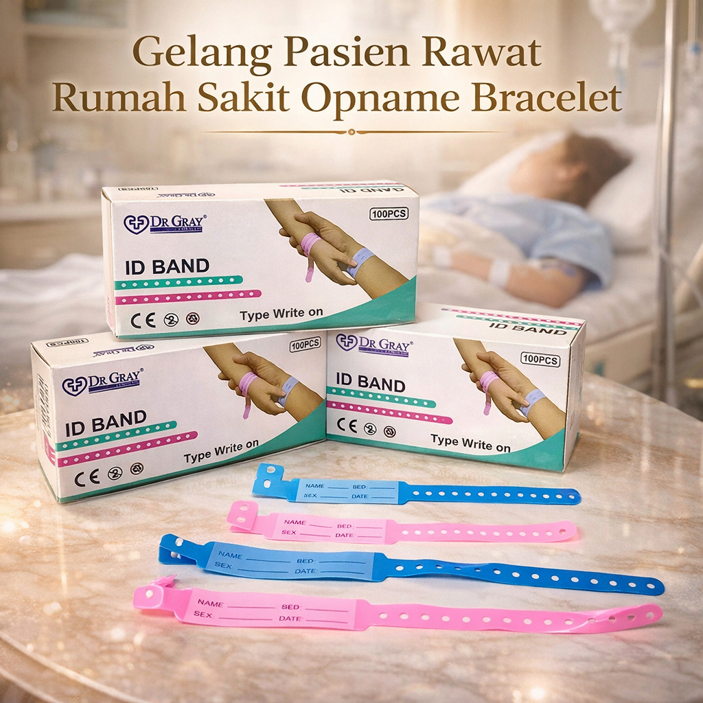 Jual IDBand Dr.Gray Gelang pasien Gelang rawat rumah sakit opname ...