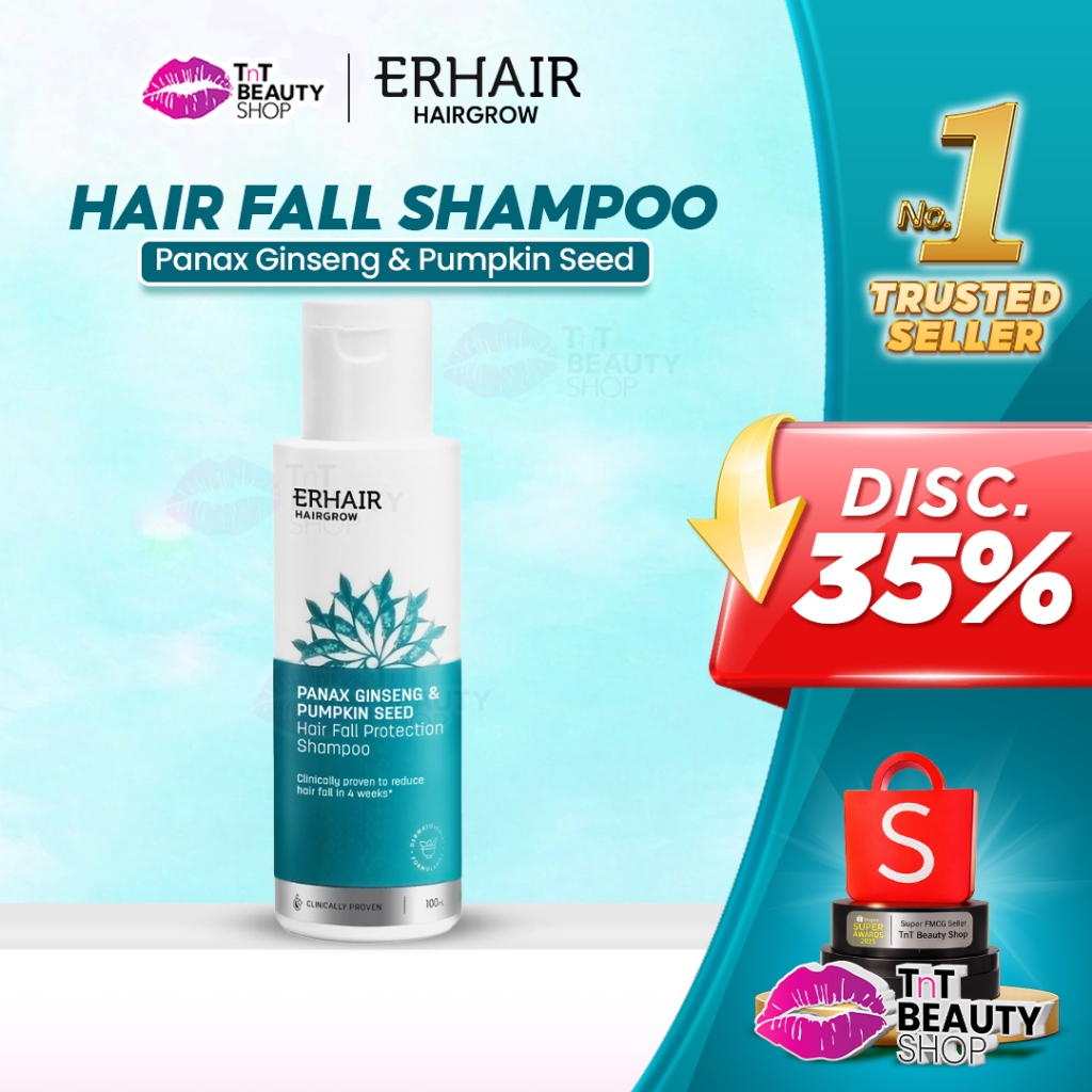 Jual ERHAIR Hairgrow Shampoo Rambut Rontok with Panax Ginseng & Pumpkin ...