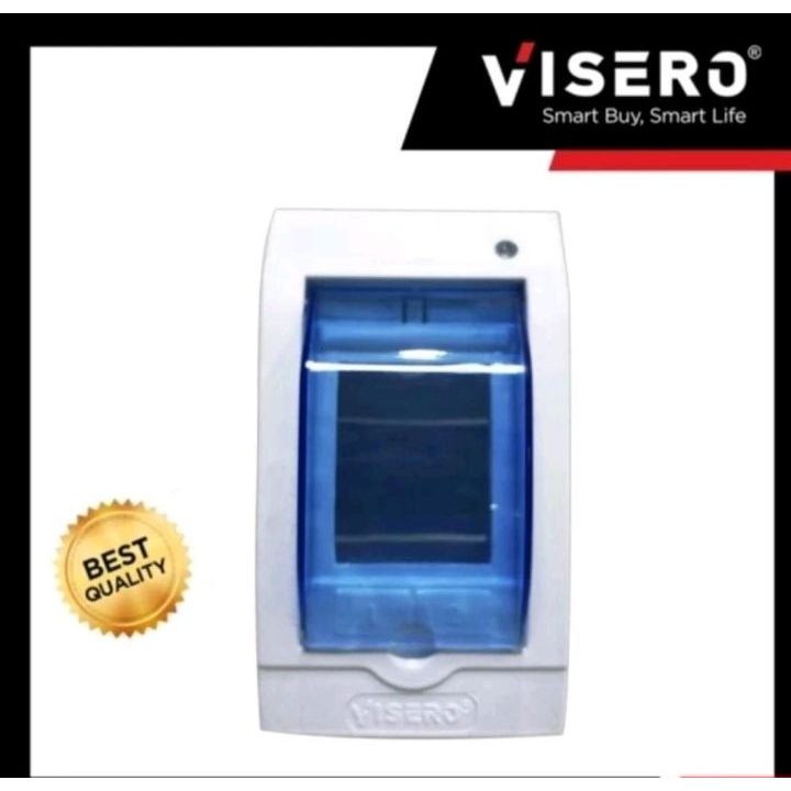 Jual BOX MCB 2 Group Inbow Outbow 2Grup Tutup Plus LED Visero | Shopee ...