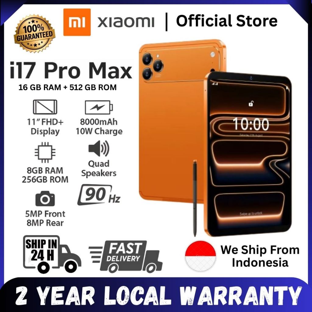 Jual Ori Xiaomi Mi Tab 17 Pro Max Tablet | Android 4G LTE | Layar Besar ...