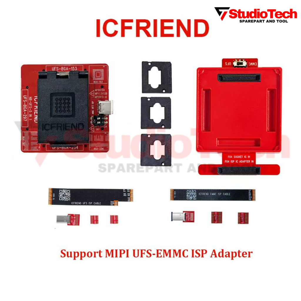 Jual SOCKET F64 IC FRIEND EMMC UFS 5 IN 1 MiPi F64 ISP Adapter Board ...