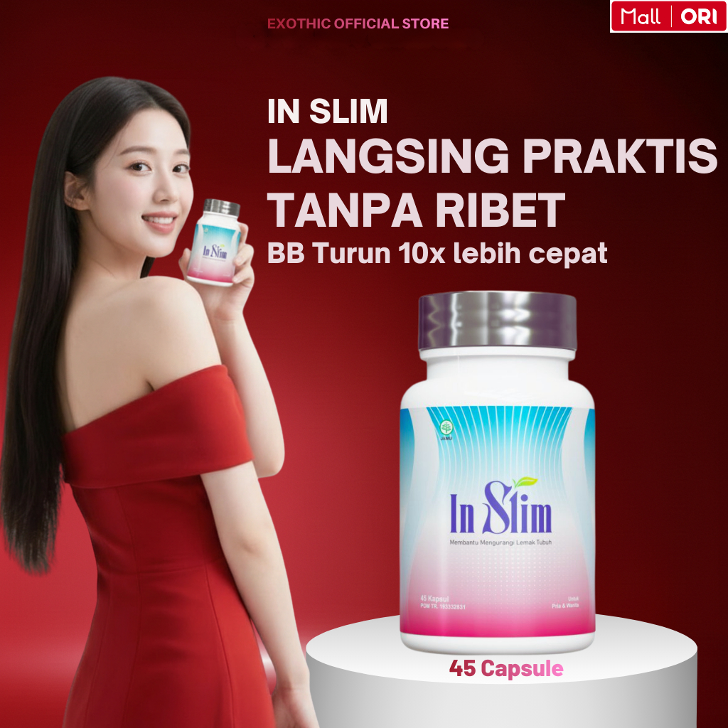 Jual IN SLIM obat diet herbal Cepat Kurus 7 Hari Turun 5-10kg Tanpa ...