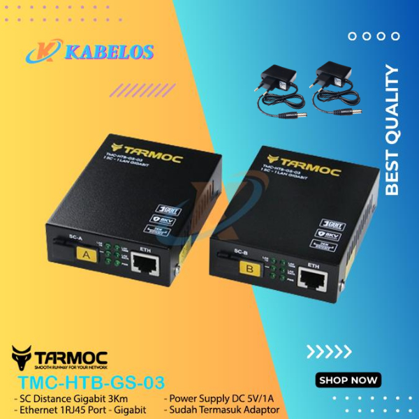 Jual Tarmoc HTB-GS03 Gigabit Media Converter Fiber Optic 10/100/1000 ...