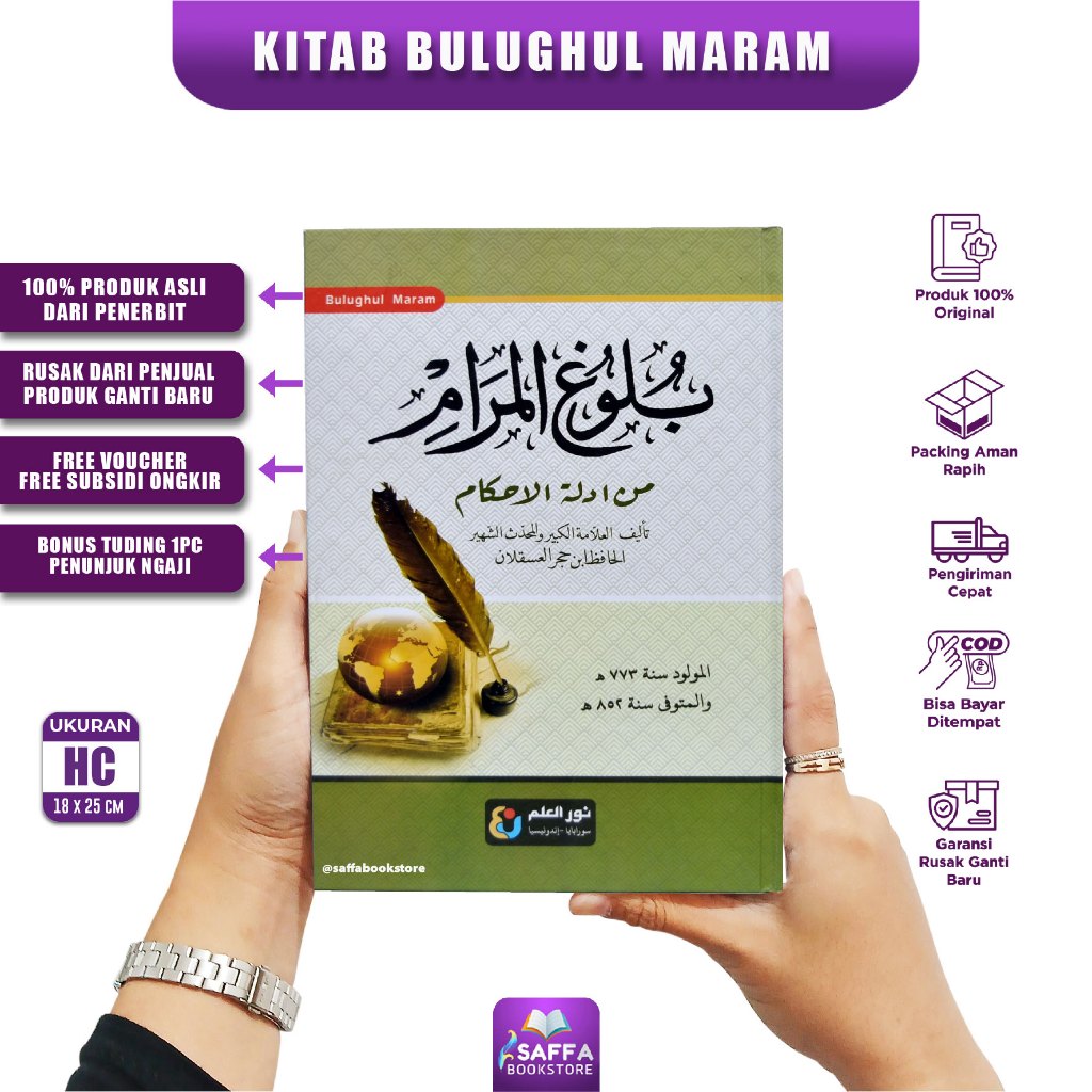 Jual Kitab Kuning Bulughul Maram Makna Pesantren Hard Cover - Kitab ...