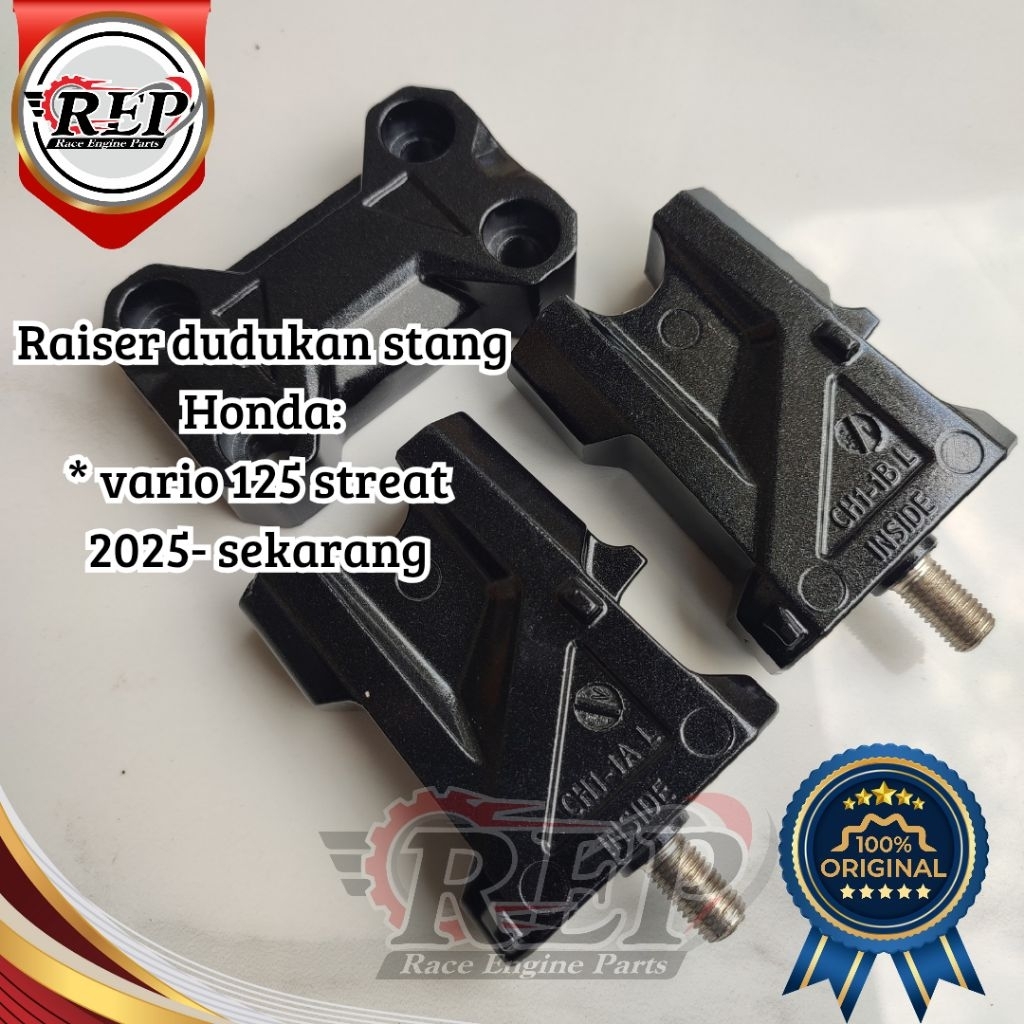 Jual Raiser dudukan stang atas bawah honda vario 125 streat 2025 ...