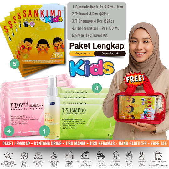 Jual Paket Travel Kit KIDS Praktis – Aman & Nyaman untuk Perjalanan ...