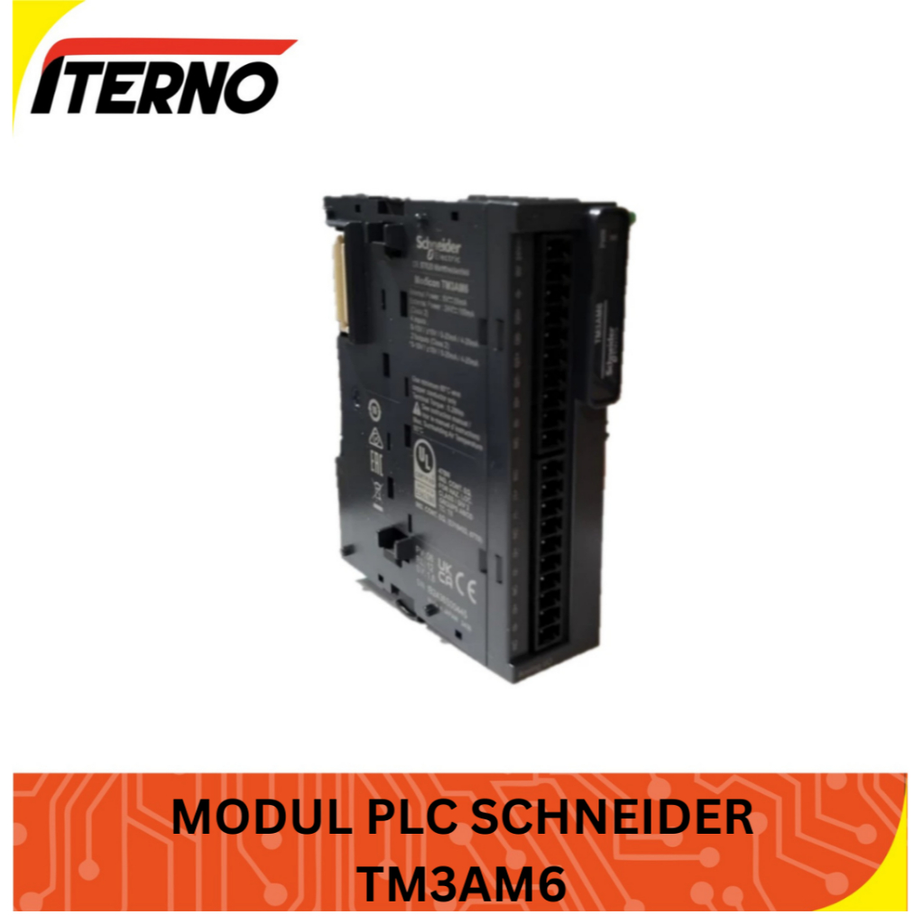Jual TM3 TM3AM6 Modul Ekspansi PLC Schneider Modicon 24VDC - 4 Analog ...