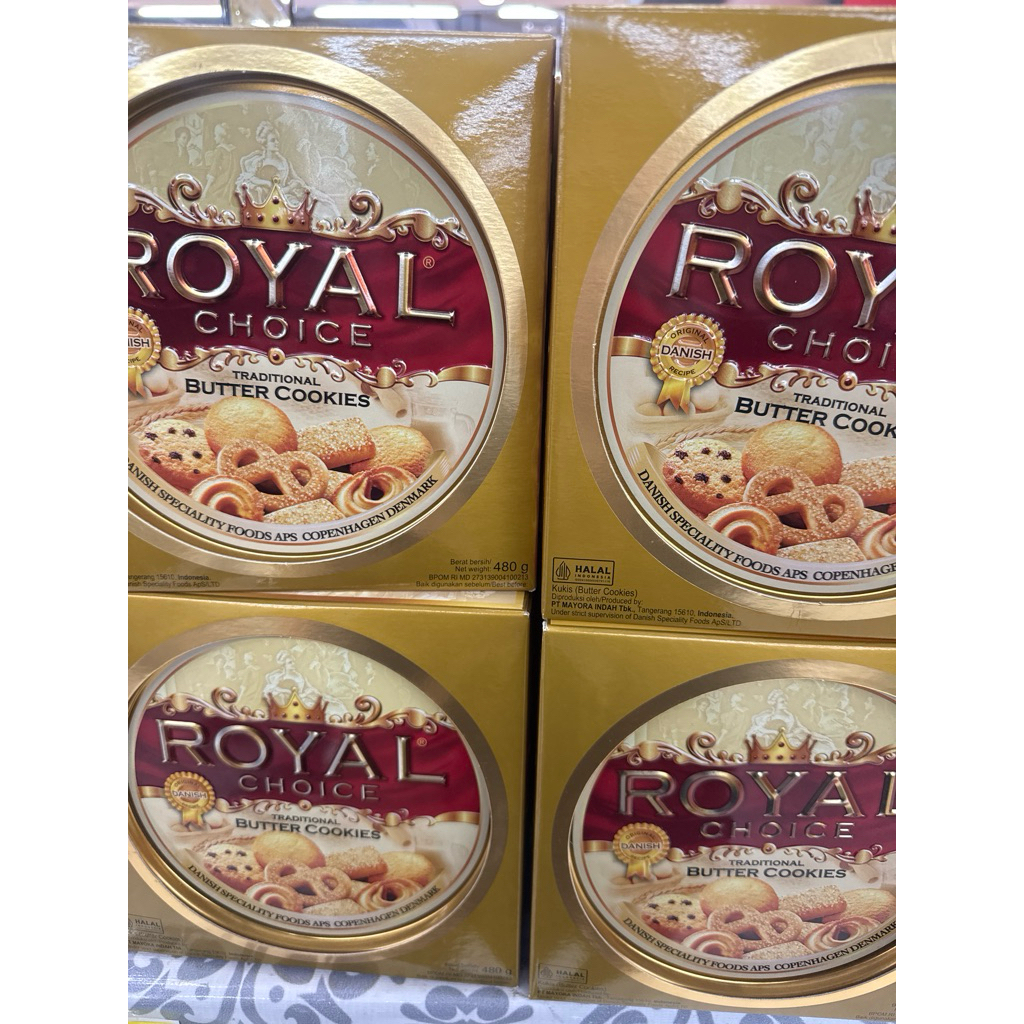 Jual (KHUSUS INSTANT/SAMEDAY) Royal Choice Butter cookies 480g | Shopee ...