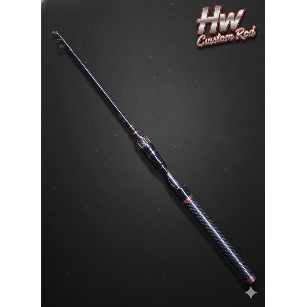 Jual custom,joran,spinning,teleskopik,single,hand,handle,carbon,150,160 ...